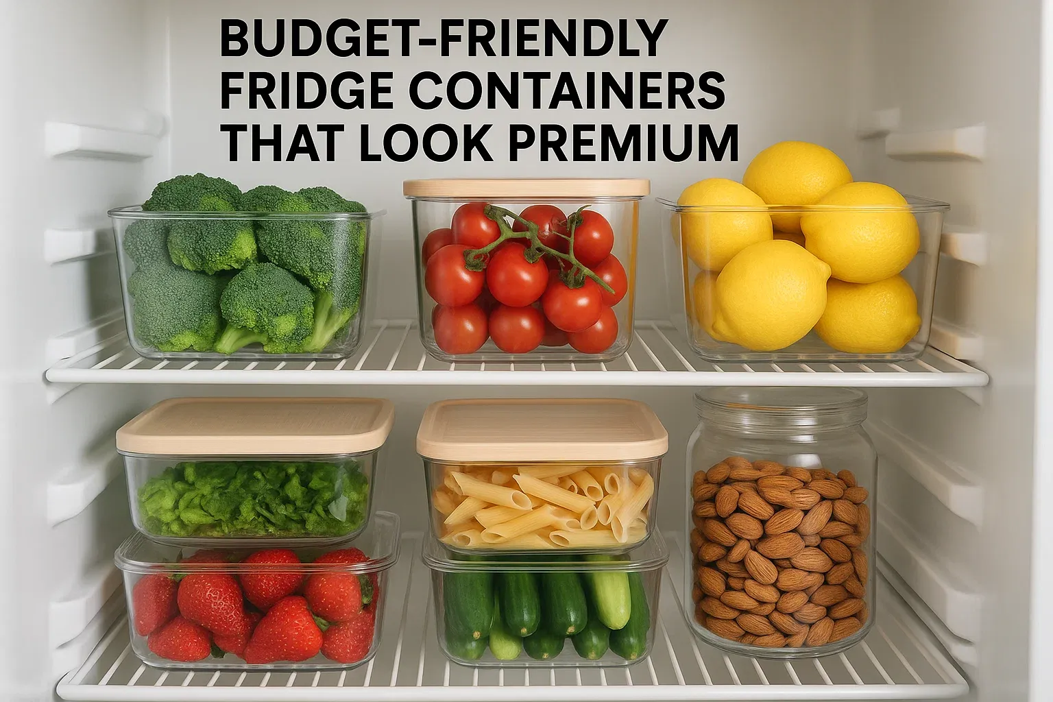 Budget-Friendly Fridge Containers That Look Premium