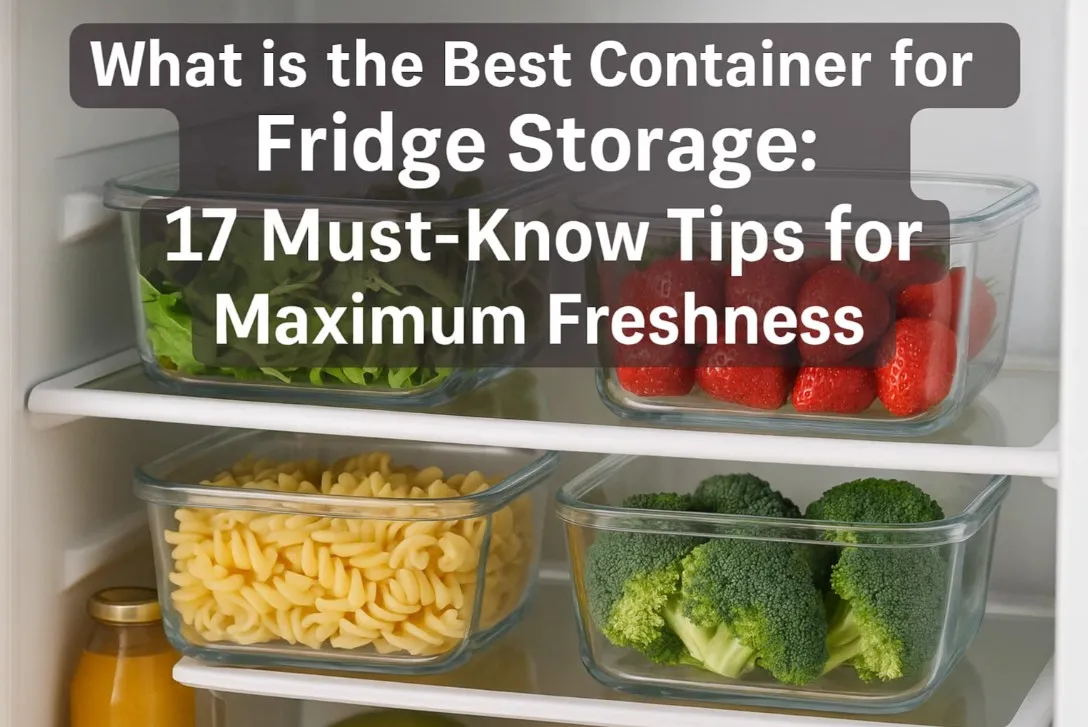Best Container for Fridge Storage: 17 Freshness Tips