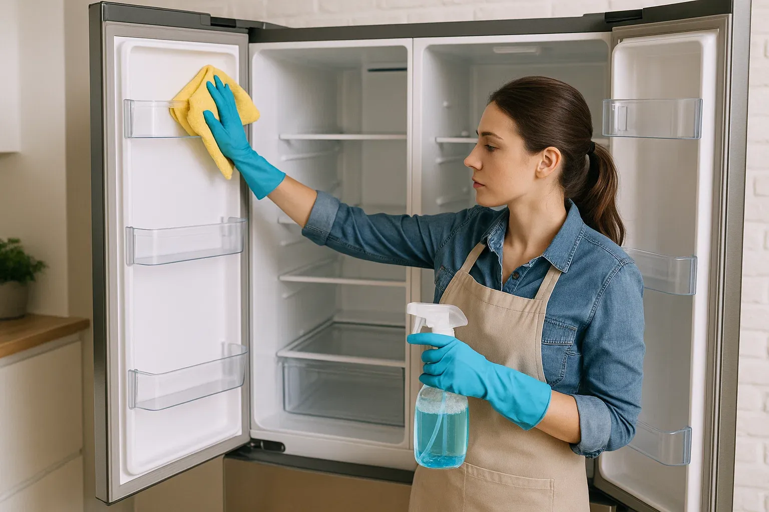 How To Clean A Double Door Refrigerator?