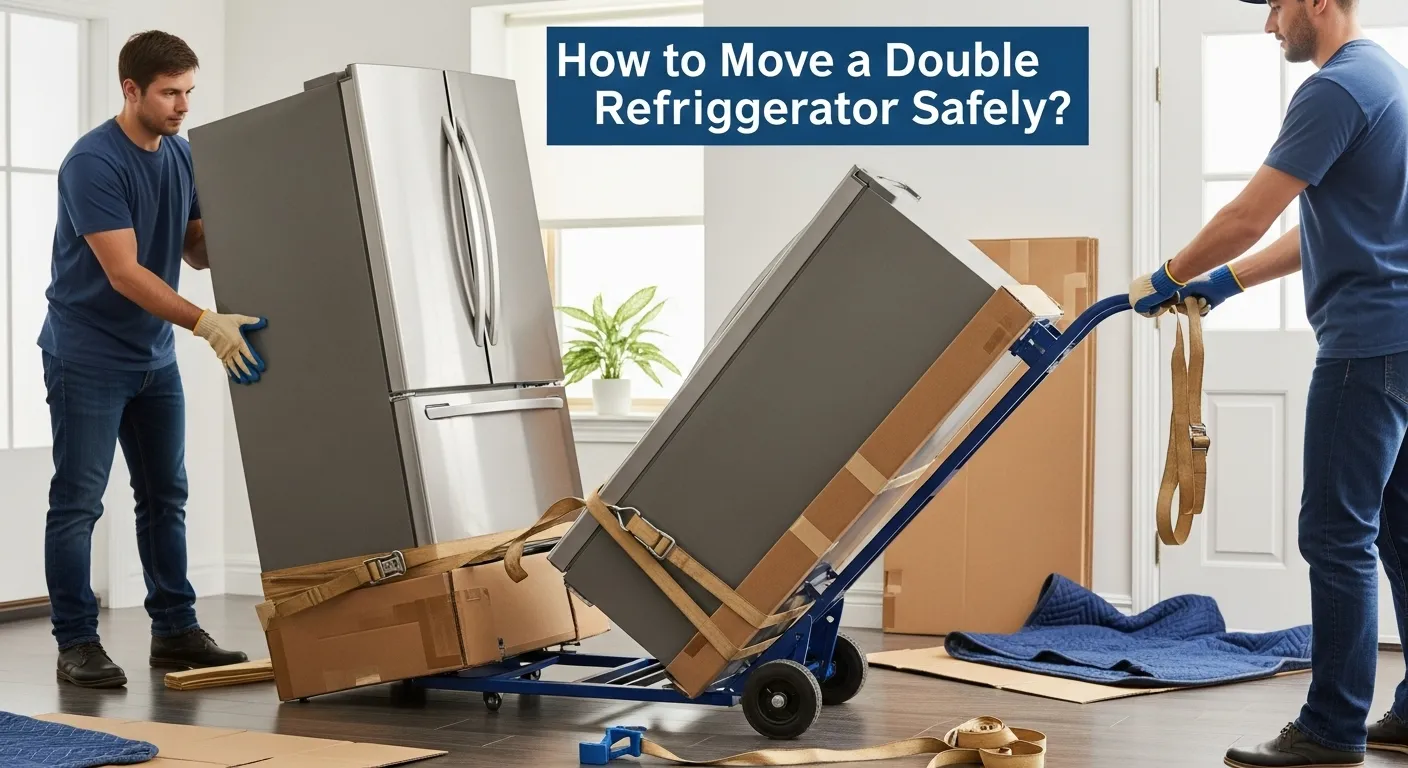 How to Move a Double Door Refrigerator Safely?