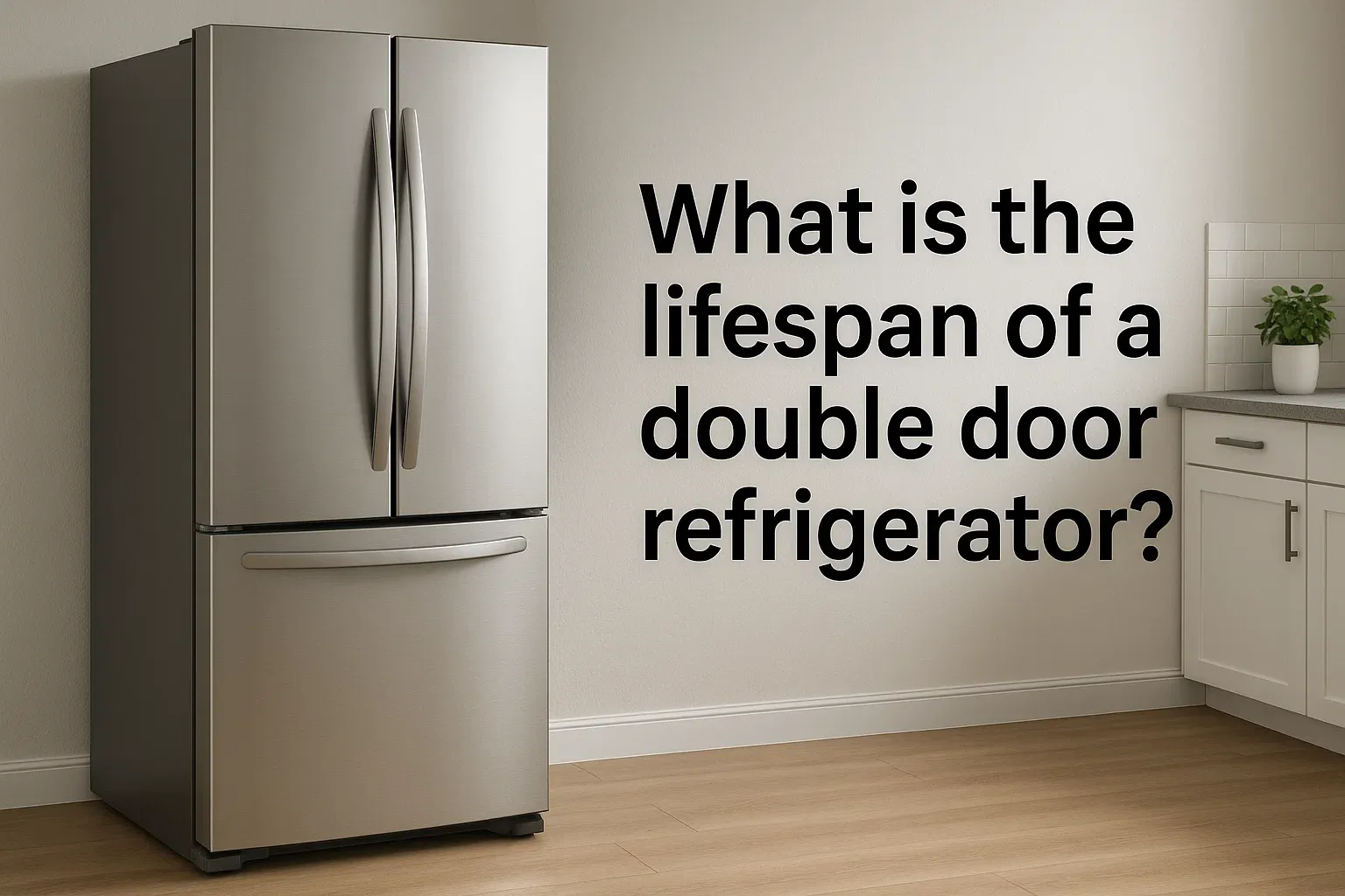 What is the lifespan of a double door refrigerator?