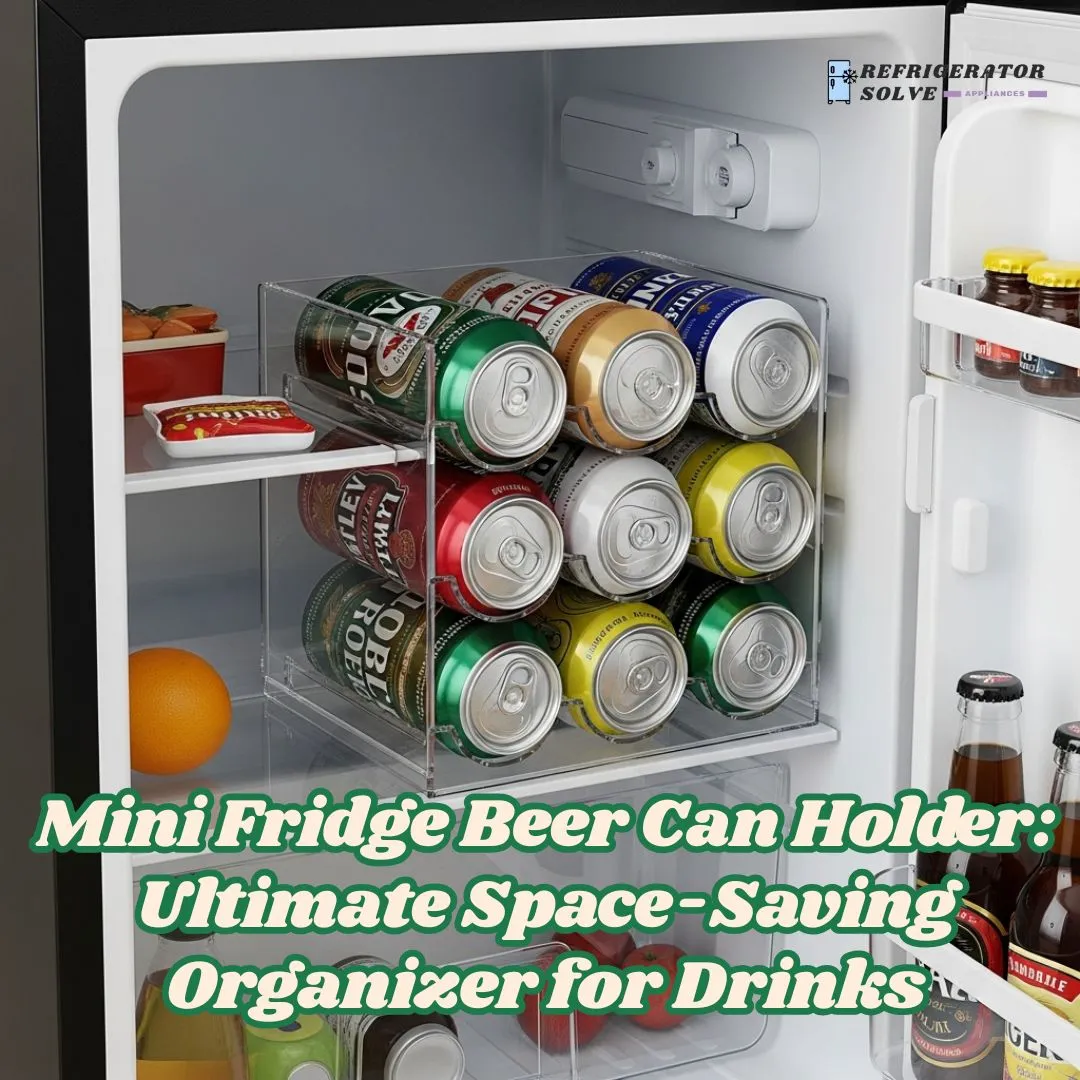 Mini Fridge Beer Can Holder: Ultimate Space-Saving Organizer