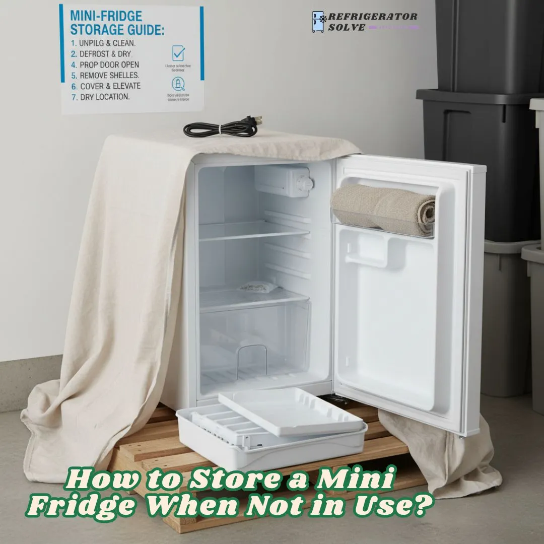 How to Store a Mini Fridge When Not in Use?